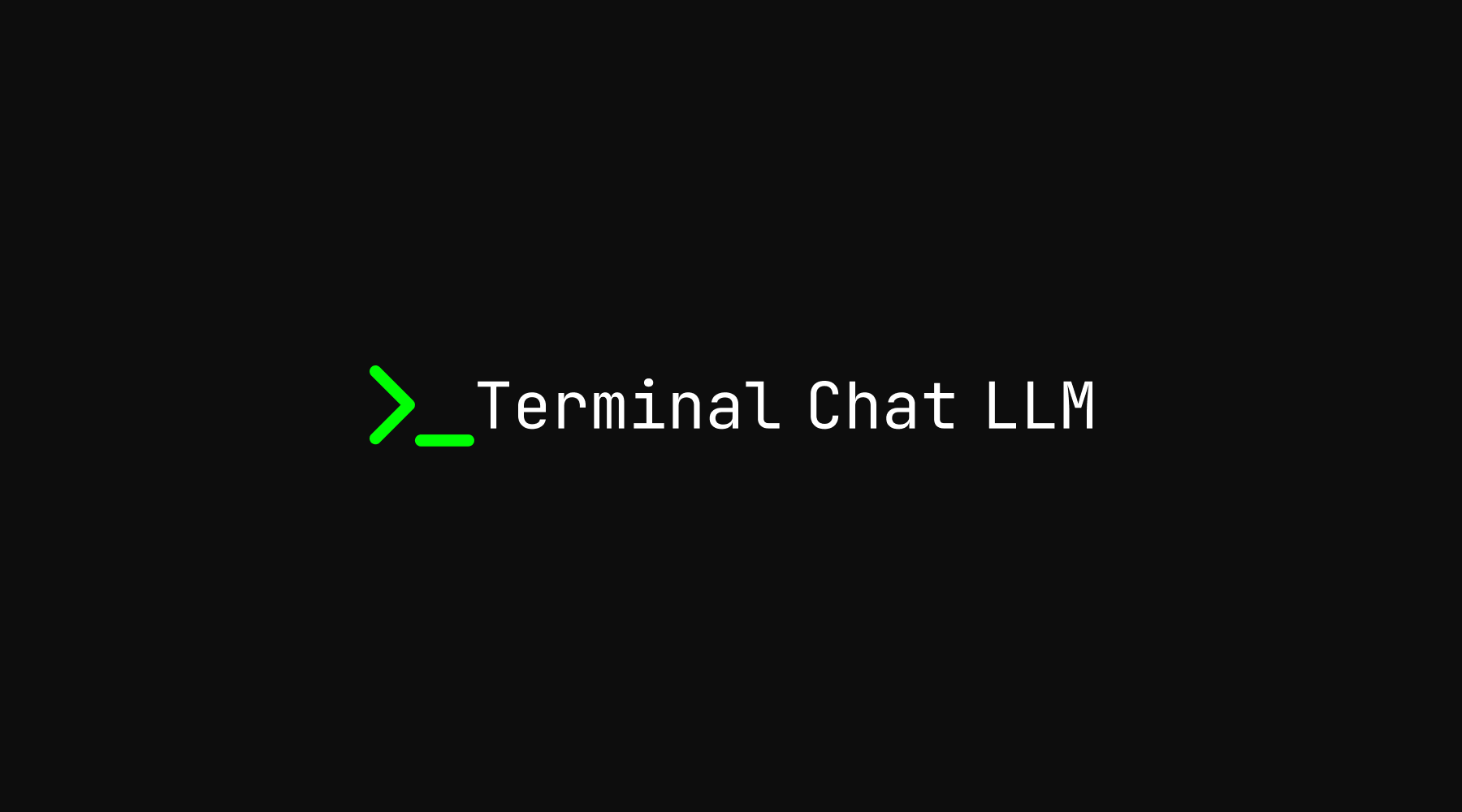 Terminal Chat LLM | by noiseRandom